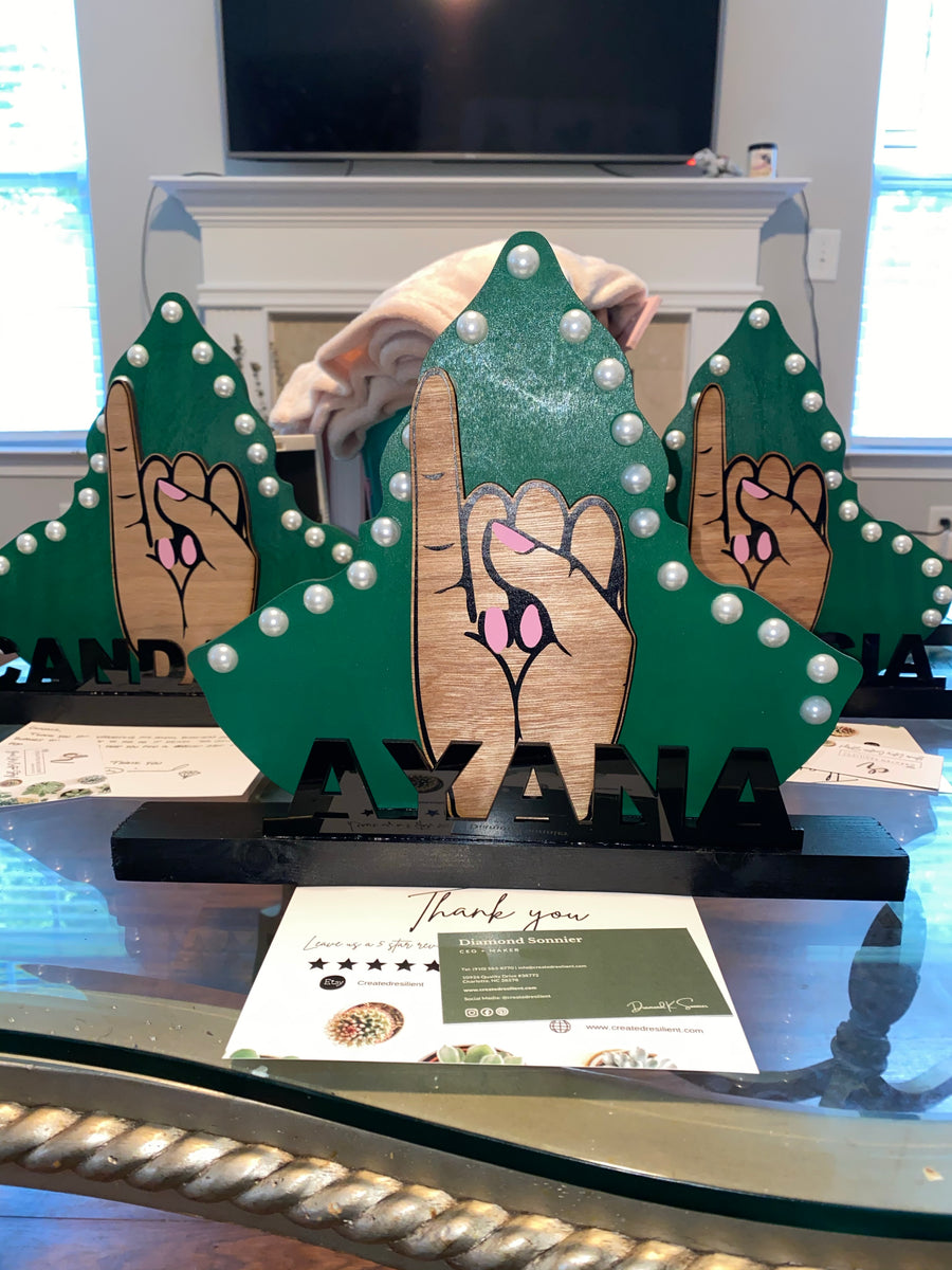 Pinky Up Plaque – Created Resilient